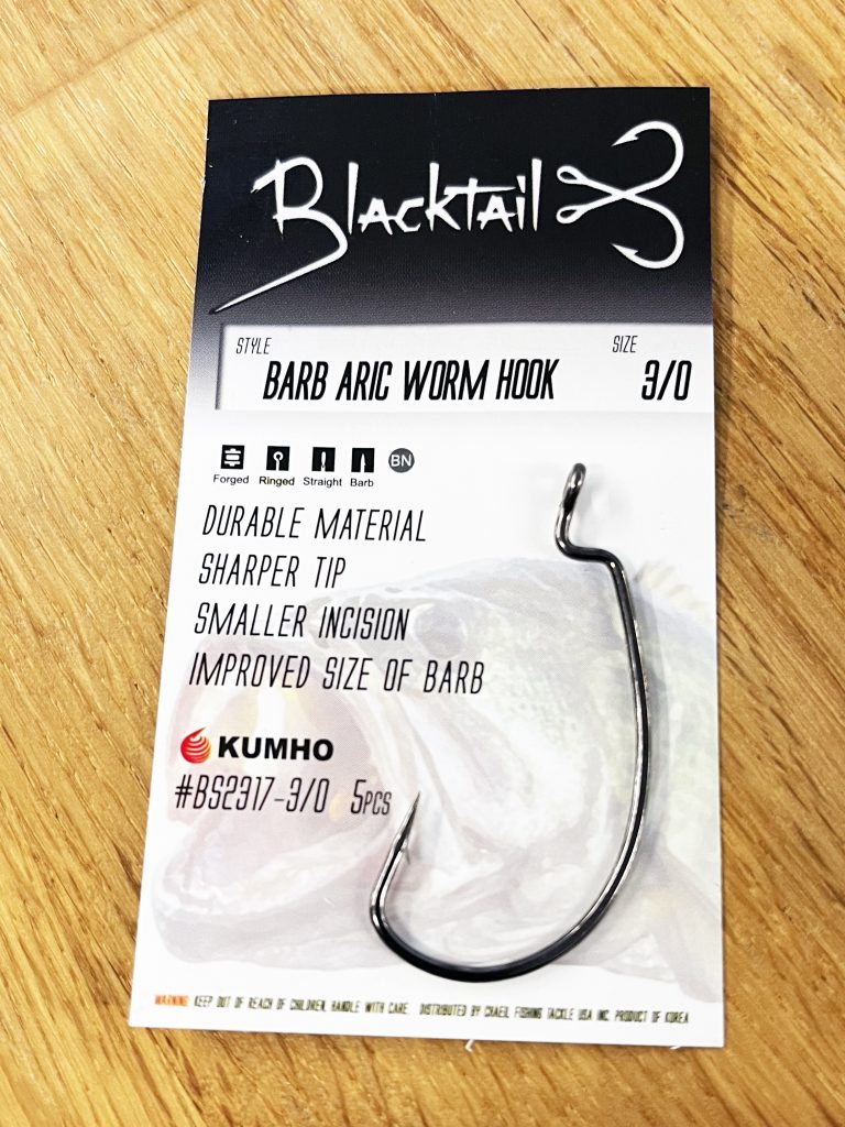 Barb Aric Worm Hook – Strong EWG(Extra Wide Gap) Hook | Blacktail Fishing